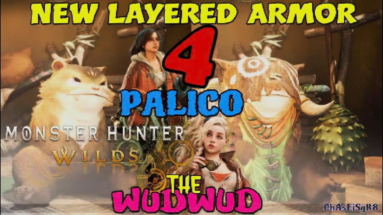 Monster Hunter Wilds 😻 Wudwud Layered Armor Set for Palico - YouTube