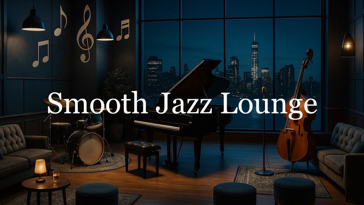 Smooth Jazz Lounge Ambience | Smooth Piano & Saxophone Vibes with Cozy ...