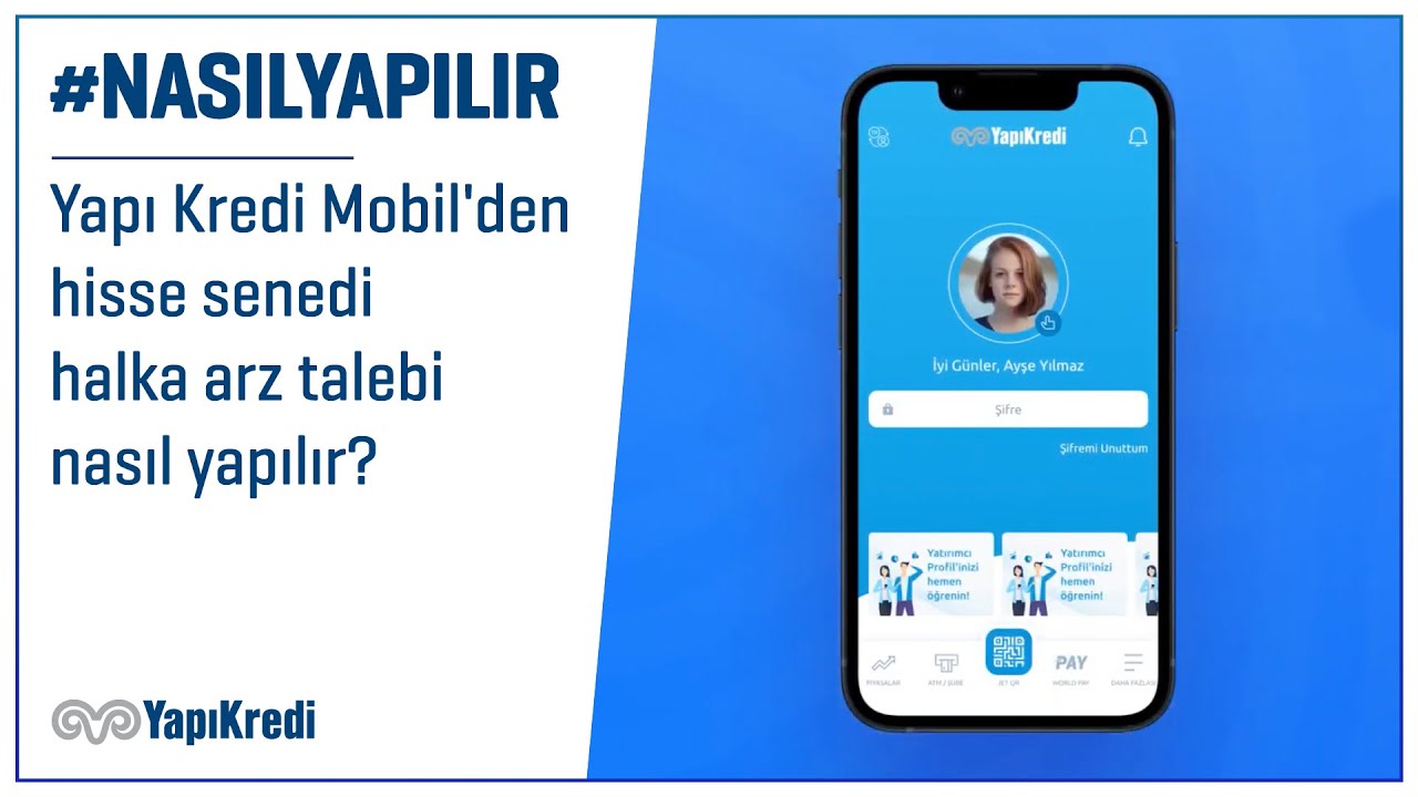 Yapı Kredi Mobil ile Halka Arzlara kolayca katılın! - YouTube