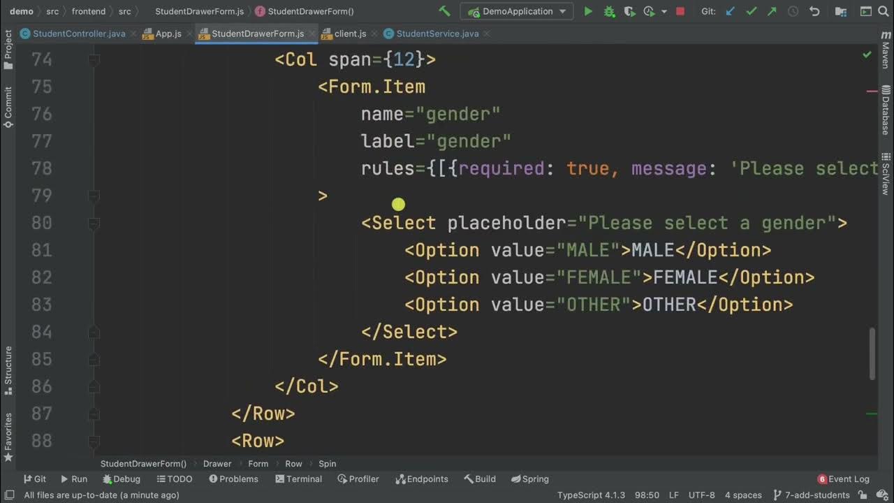 Amigos Code Full Stack Spring Boot and React PROFESSIONAL part 059 - YouTube