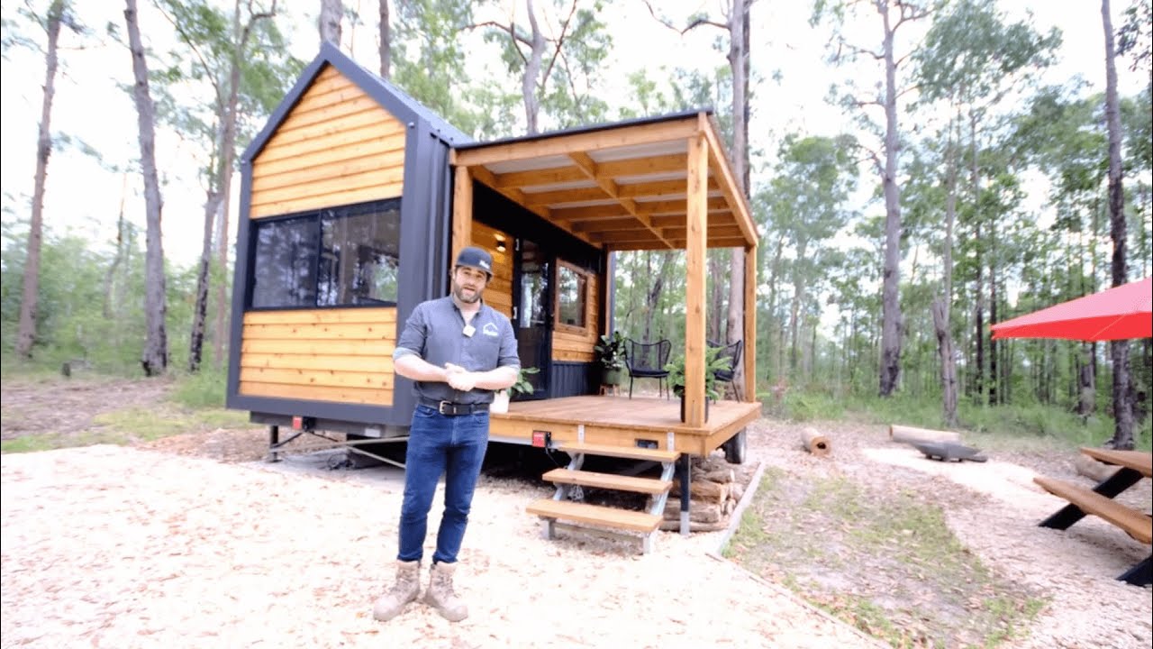 Hauslein Gunyah Tiny House Tour - YouTube