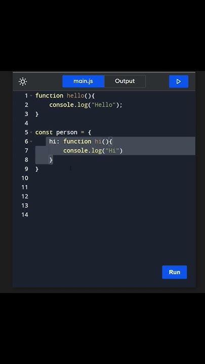 Javascript Function Vs Method Javascript Javascripttutorial Youtube 