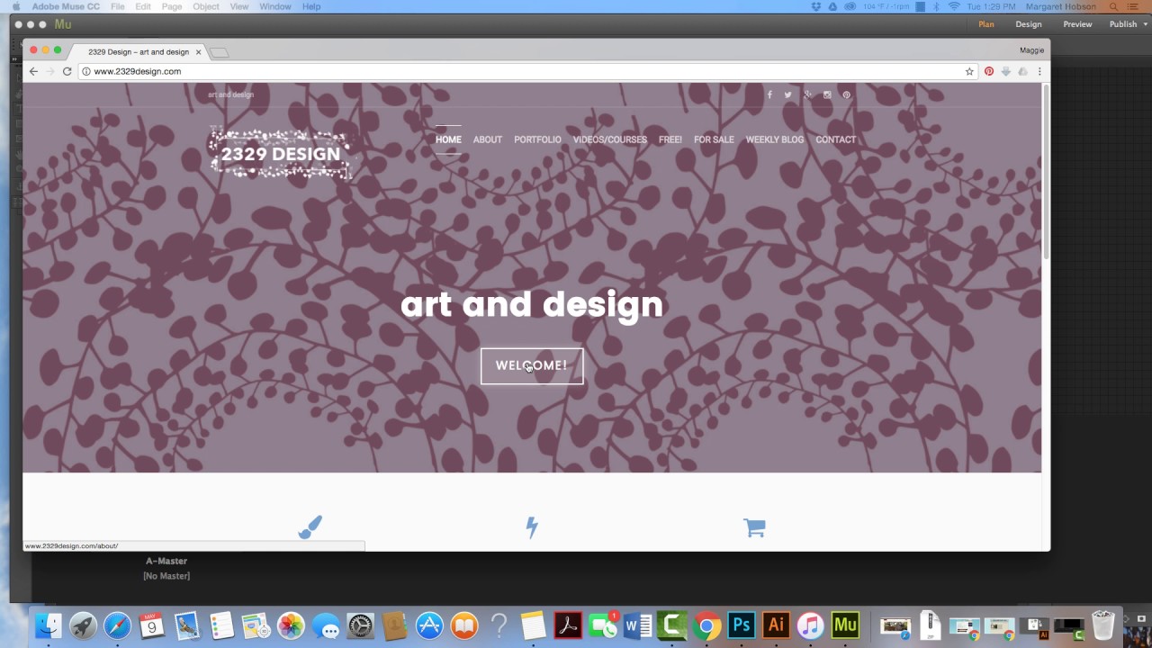 An Introduction to Adobe Muse: Plan Your Website - YouTube