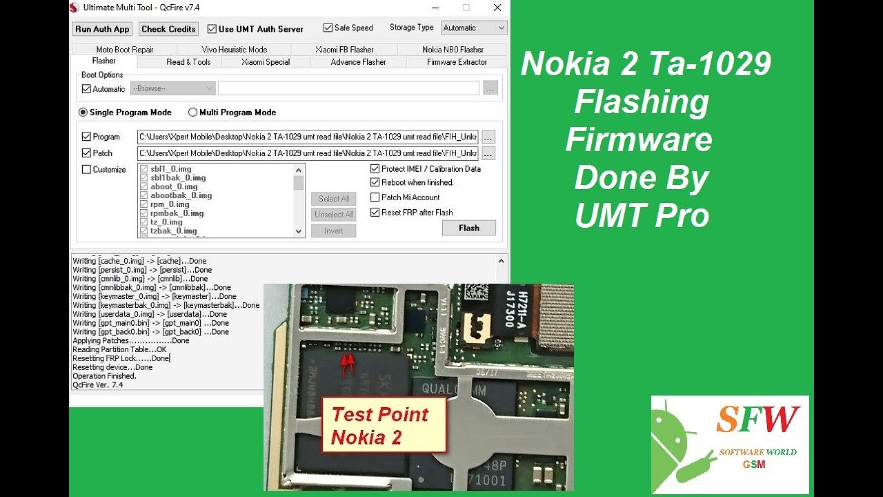 Nokia 2 Ta1029 Flash Firmware Umt Pro - YouTube