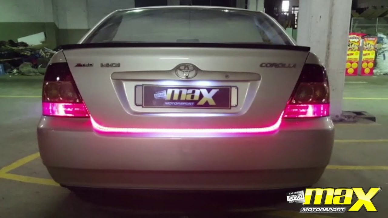 BOOT/TRUNK LED STRIP LIGHT - RED/AMBER - YouTube