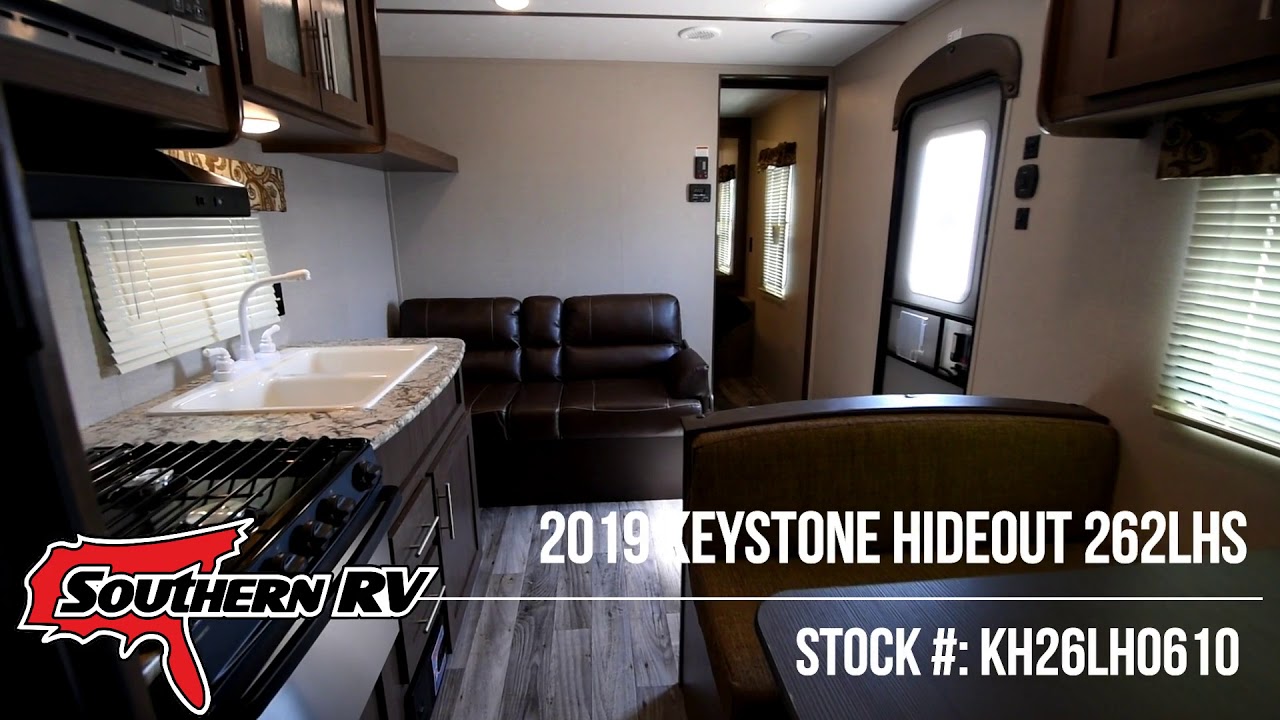 2019 KEYSTONE HIDEOUT 262LHS at Southern RV in McDonough, GA - YouTube