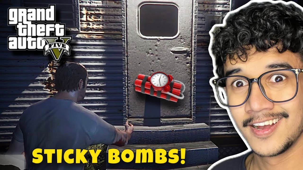 STICKY BOMBS!💥💣 | GTA 5 GAMEPLAY #9 | GTA V #9 | MR BATTERY - YouTube