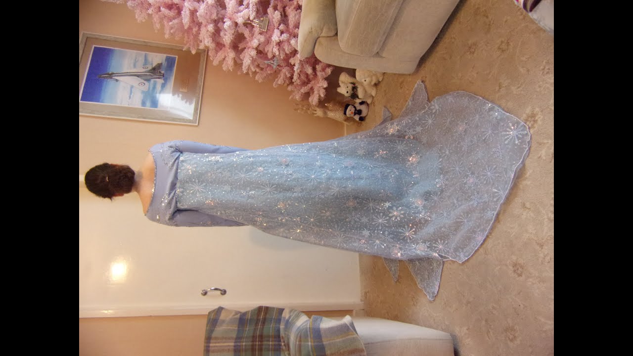 Elsa Frozen Cape version 2 Tutorial - YouTube