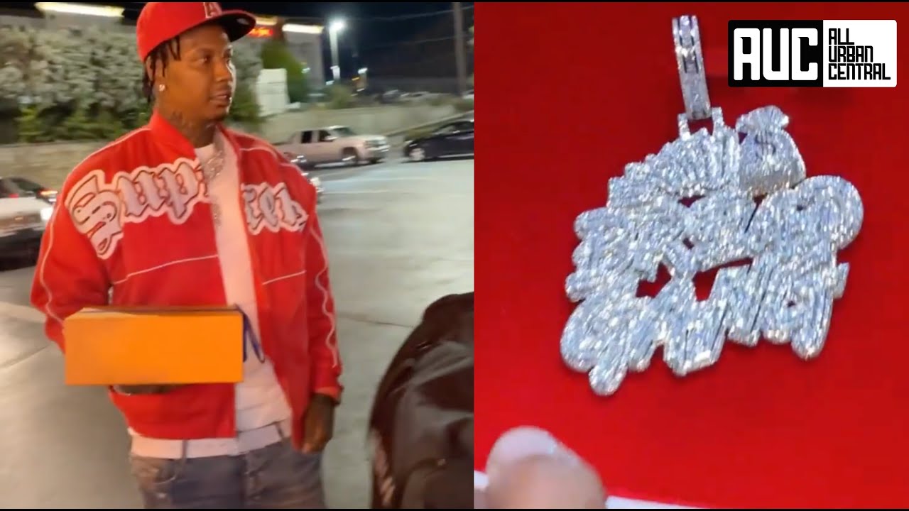 MoneyBagg Yo Blesses His Homies With New Bread Gang Diamond Chains ...