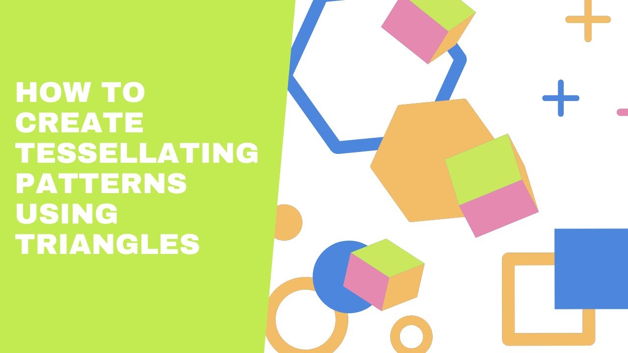 How to Create Tessellating Patterns Using Triangles - YouTube
