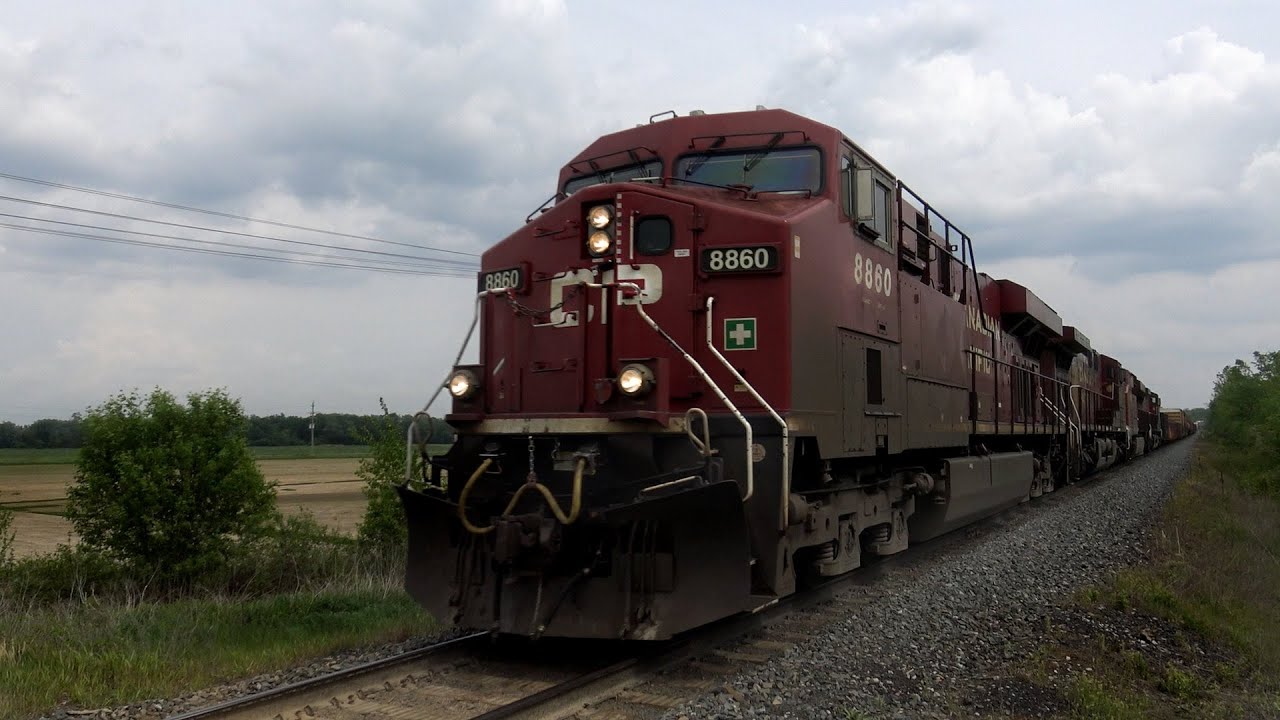 4 UNITS! CP 8860 at Spence (29MAY2016) - YouTube