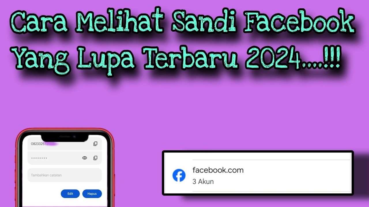 Cara Mudah Melihat Kata Sandi Facebook yang lupa Melalui Google chrome ...