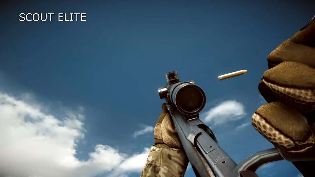 BATTLEFIELD 4 Sniper Rifle shooting and reloading animation. - YouTube
