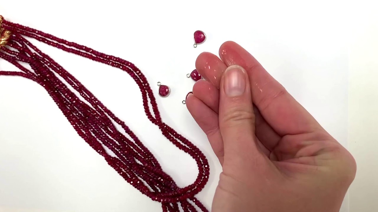 Testing Indian Rubies and Other Gemstones To See If They Are Dyed - YouTube