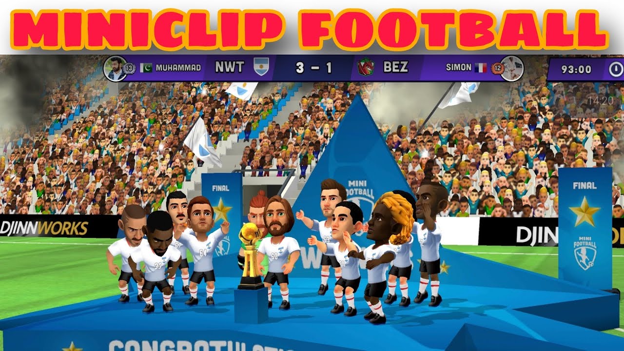 I won the challenge trophy |Mini football game|tournament - YouTube