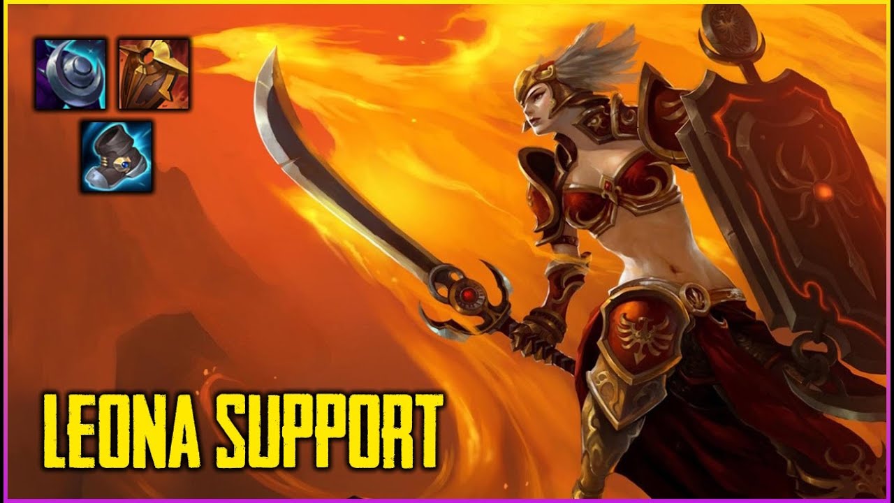 Leona support vs Twitch - YouTube