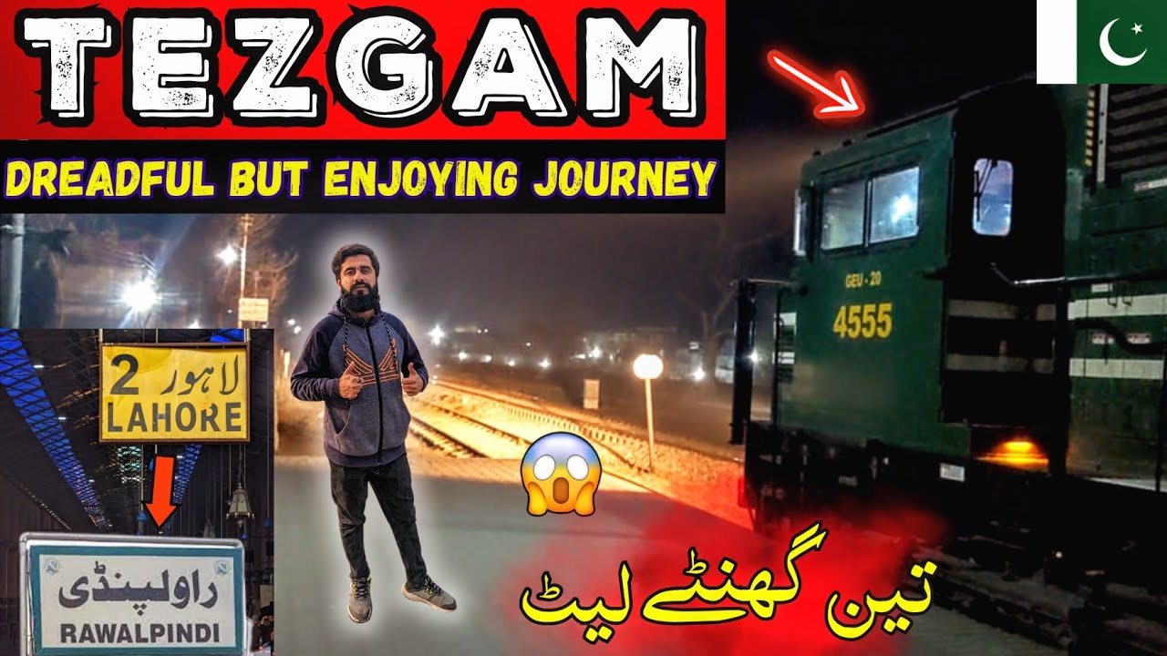Legendary 7Up TEZGAM Train | Lahore to Rawalpindi | Fastest Train of ...