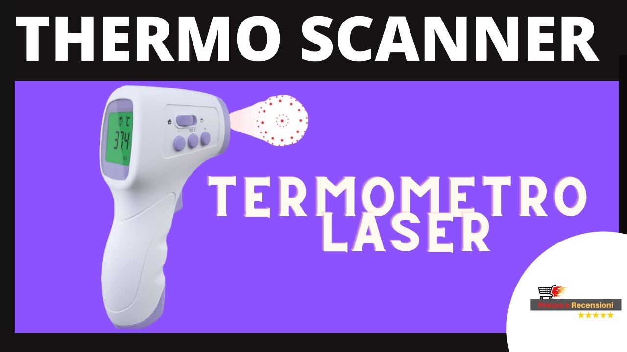 Thermo Scanner - Termometro Laser Digitale Frontale - YouTube