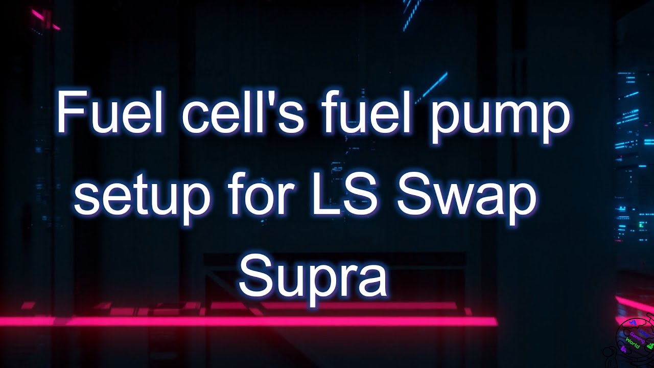 How to setup a intank fuel pump for a fuel cell for my 89 LS Swap Supra ...