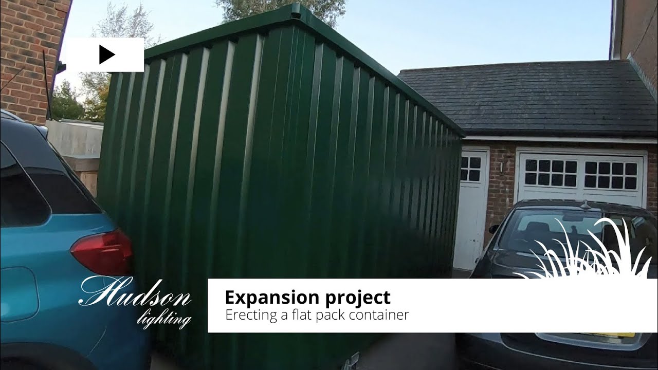 The start of our expansion: Erecting a expandastore container from flat ...