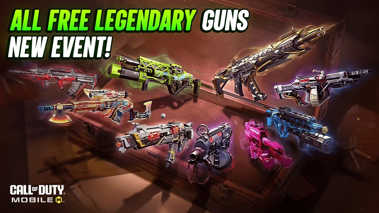Claim All FREE Legendary Guns Back Event! COD Mobile - CODM - YouTube