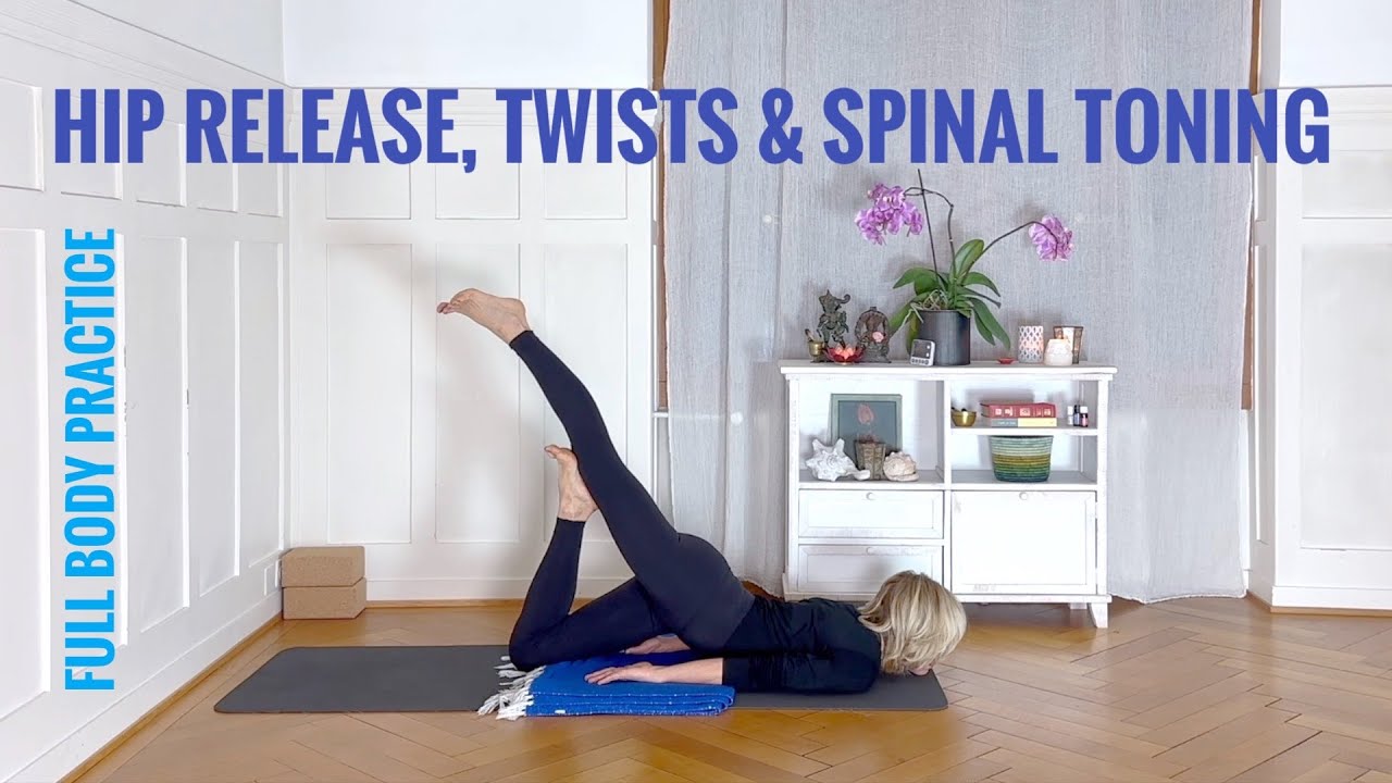 Hip Release, Twists and Back Extensions | Wall Flow | 62 min ...