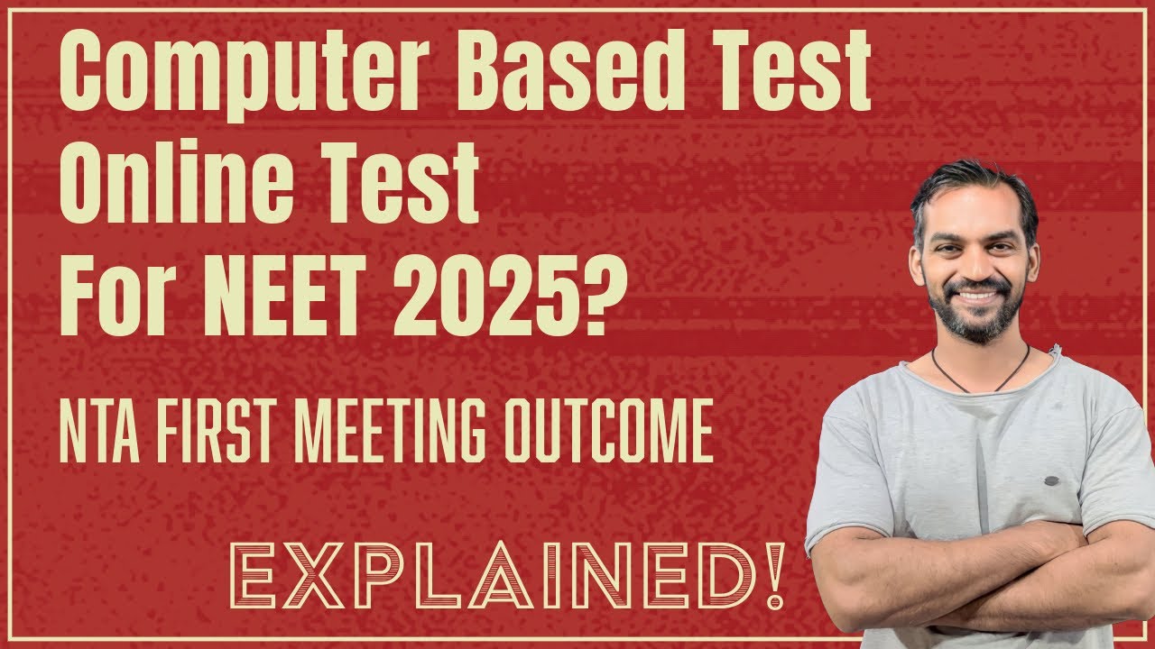 Will NEET 2025 online exam? | NTA first meeting outcome Explained 🔴 ...