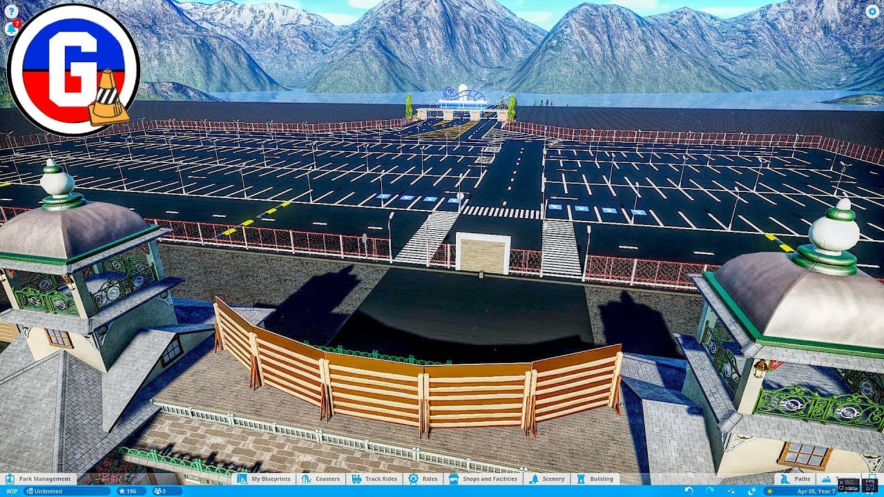 Parking Entrance to NEW Theme Park WIP (Planet Coaster Gameplay) Ep.2 ...