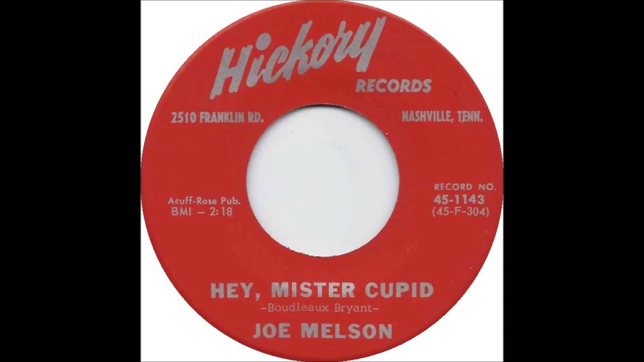 Joe Melson - Hey, Mister Cupid (STEREO) - YouTube
