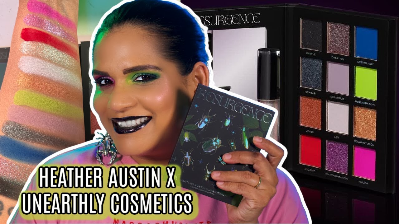 Heather Austin x Unearthly Resurgence Collection | 2 LOOKS + Swatches ...