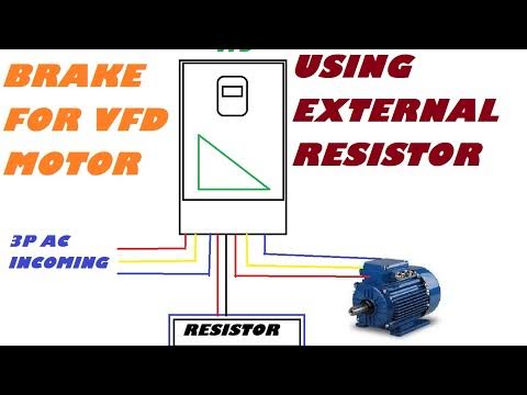 VFD Braking resistors/Dynamic braking/Wiring, Use and Function... - YouTube