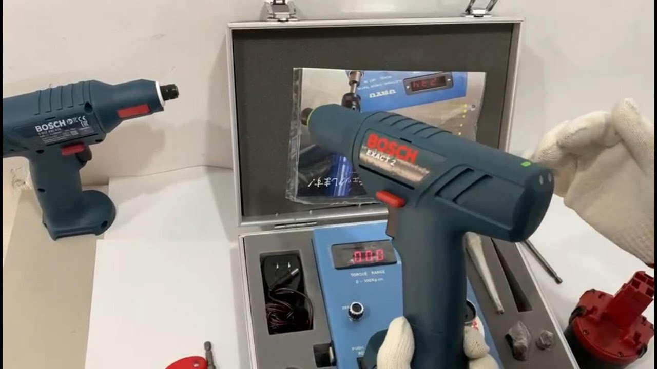 How to Adjust the Torque of a Bosch Torque Screwdriver - YouTube