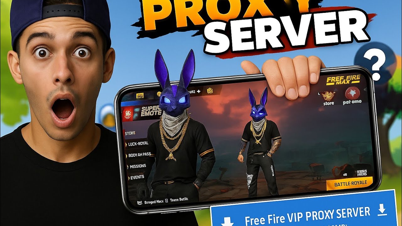NEW VIP PROXY SERVER ☠️🤯 proxy server update #freefire #gaming #proxy # ...