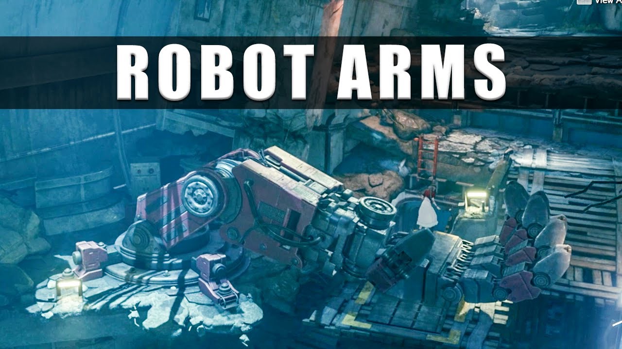 Final Fantasy 7 Remake robot arms Sector 6 Slums Working together again ...