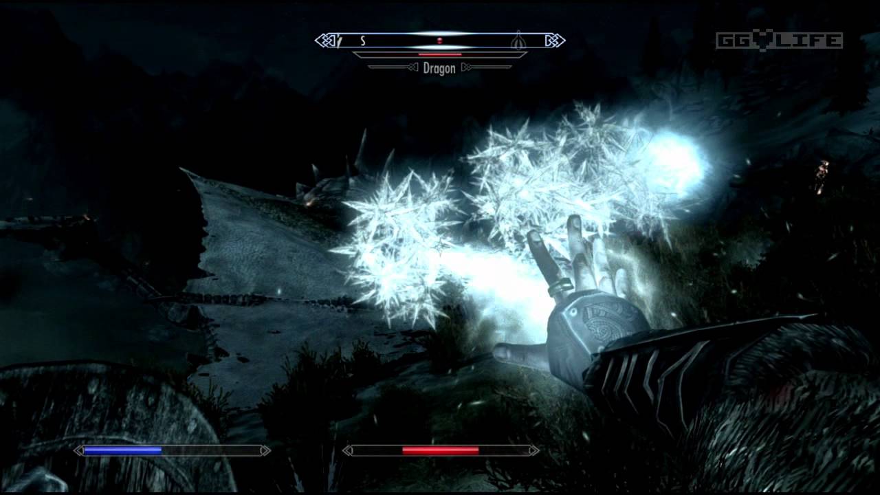 Elder Scrolls V: Skyrim - Labyrinthian Dragon [Gameplay] - YouTube