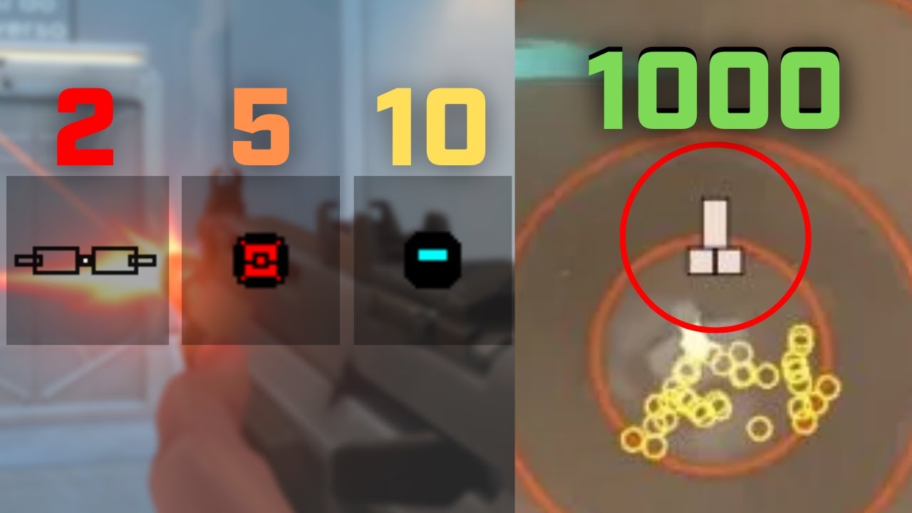 These are the WORST crosshairs in VALORANT! - YouTube