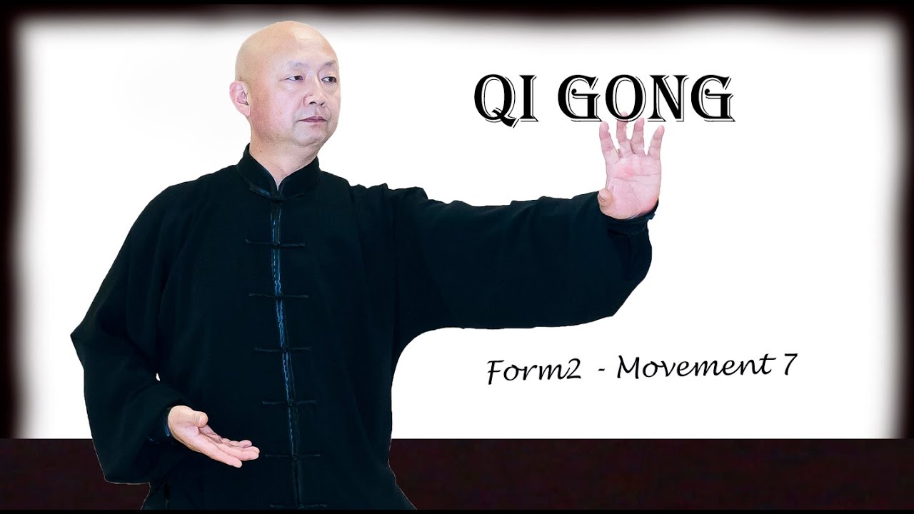 Qigong training basic form for beginners practice at home 2020 - form 2 - Movement 7 - YouTube