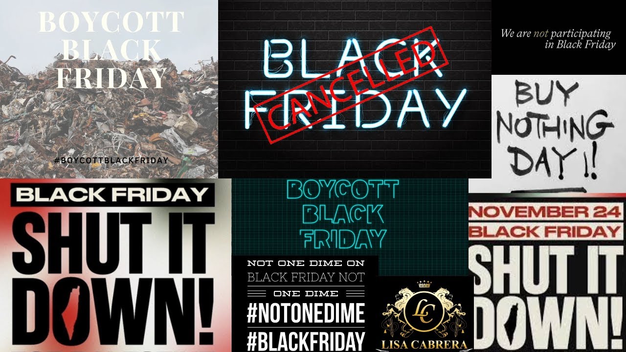 Are You Aware of the Nationwide Black Friday Boycott? - YouTube