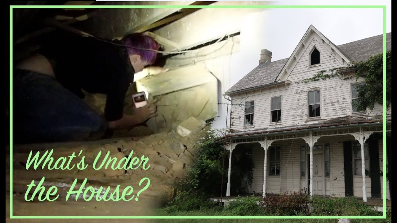 What's Under the Abandoned House? | Creepy Crawlspace Exploring - YouTube