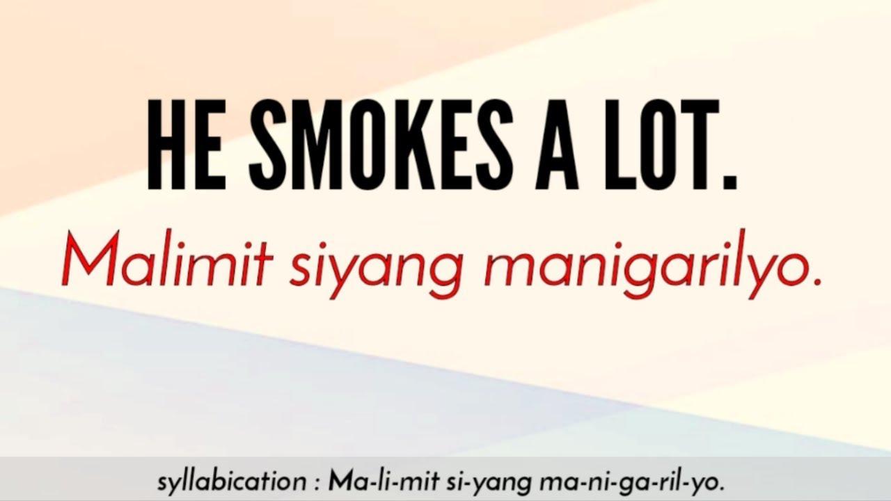 Useful Everyday English to Tagalog Words -Part 30 - YouTube