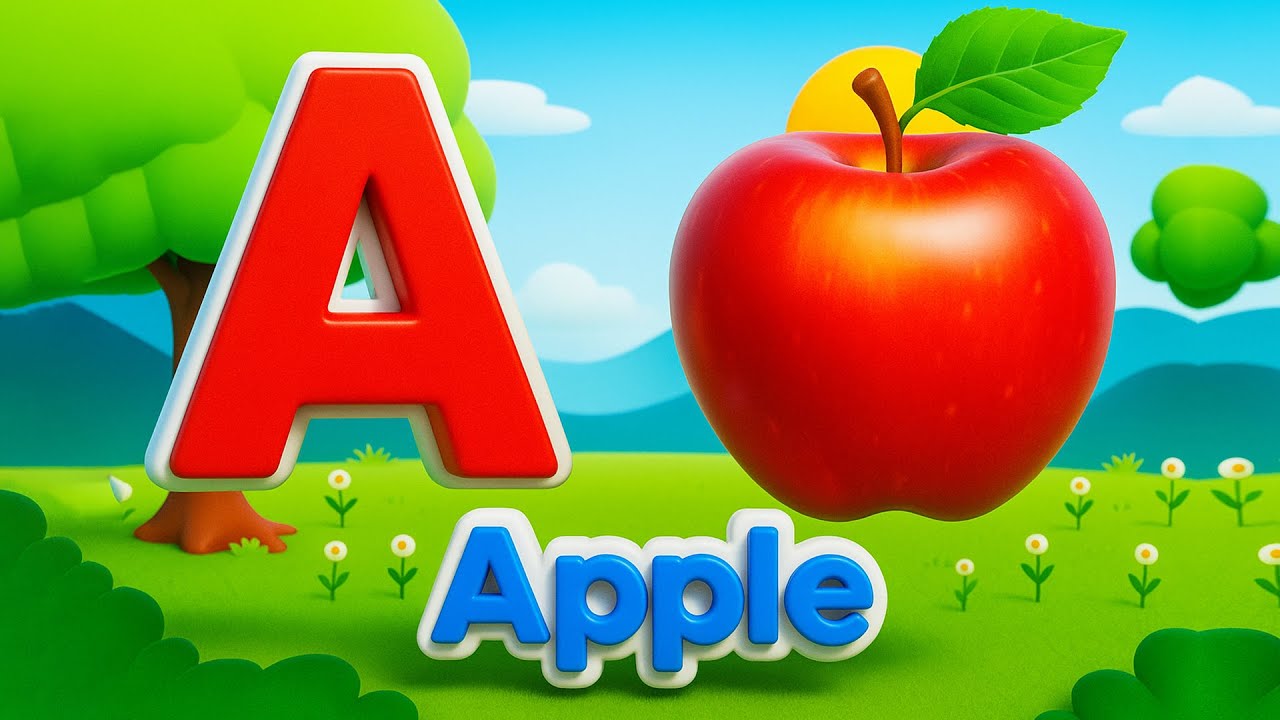 ABC Phonics A to Z | A For Apple to Z For Zebra | Kids Alphabet ...