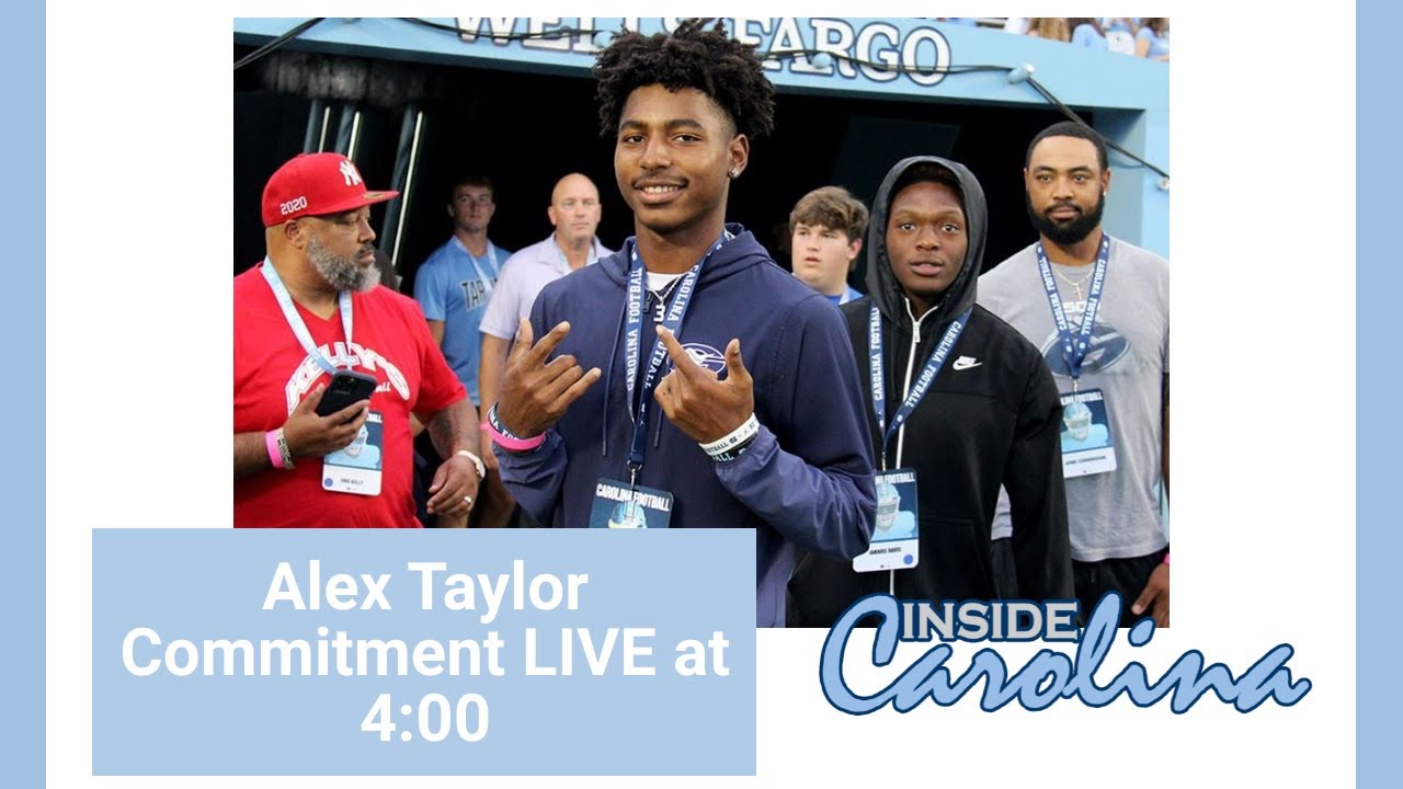 Alex Taylor's Collegiate Announcement LIVE | Inside Carolina Video ...
