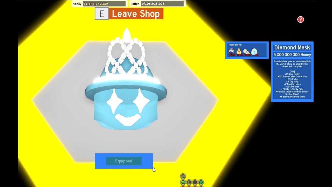 I got the Diamond Mask BSS - YouTube