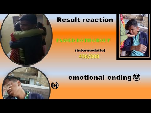 😎🎉ca result reaction intermediate both group | PASS OR FAIL | CA INTER ...