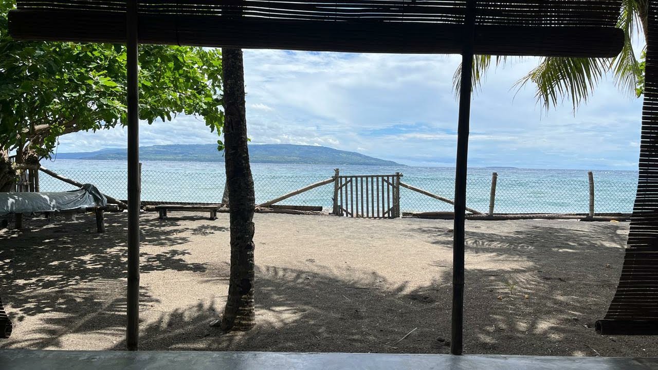 (Sold)Beachfront Bamboo house and lot FOR SALE... SIBULAN CAMANGTING ...