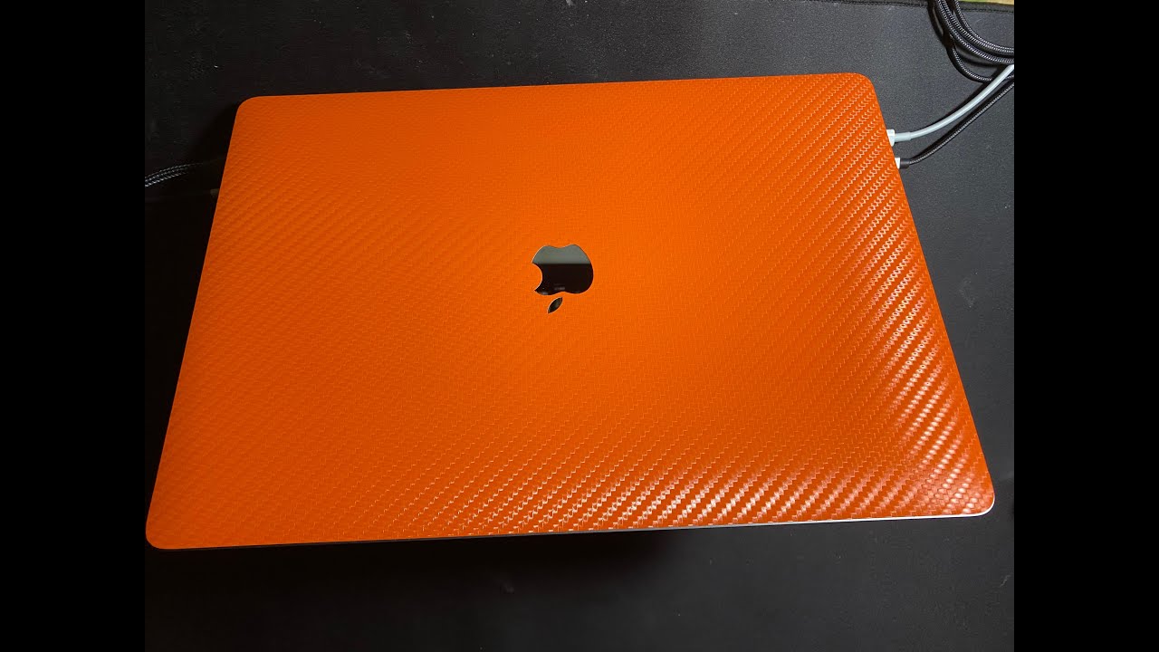 Installing Dbrand Carbon Fiber Skin Onto My Brand New Macbook Pro ...