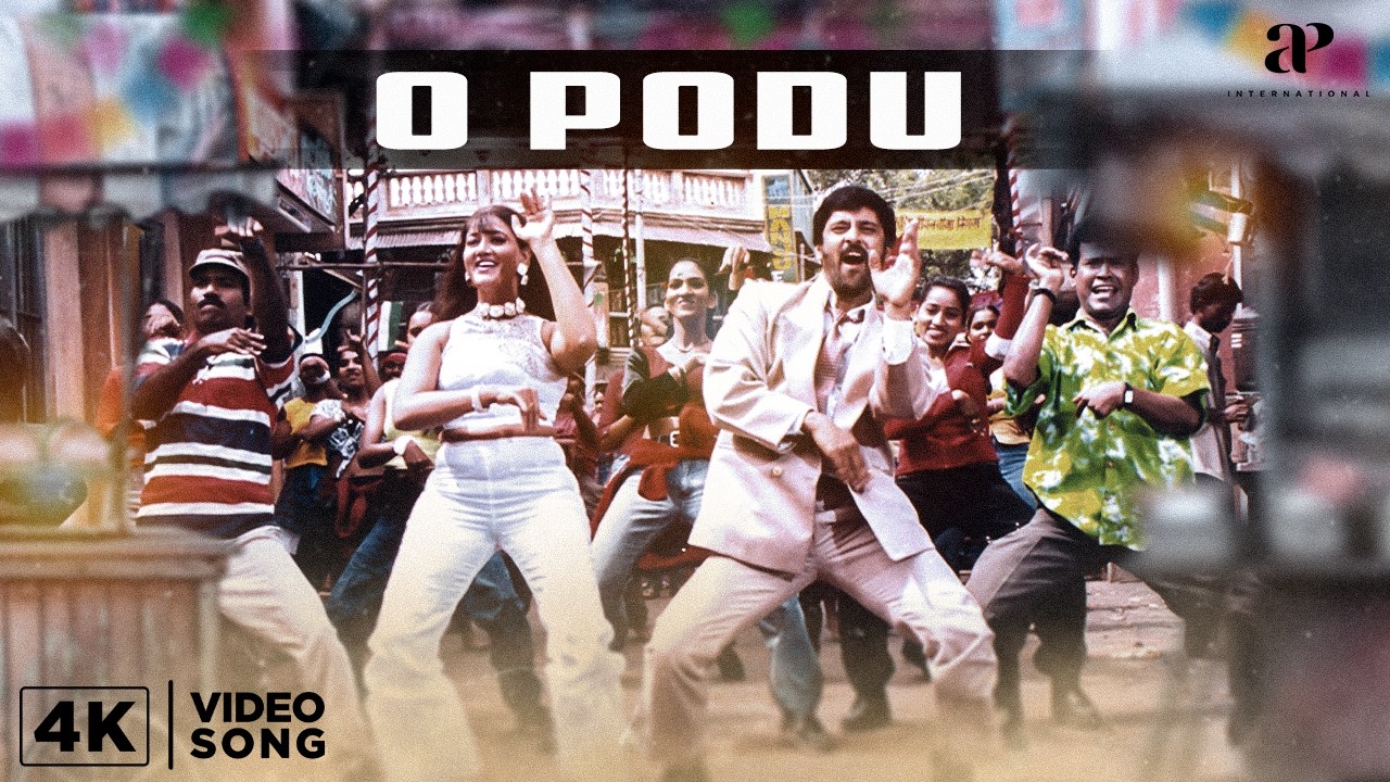 O Podu 4K Song | Saran | Bharadwaj | Anuradha Sriram | Vikram - YouTube