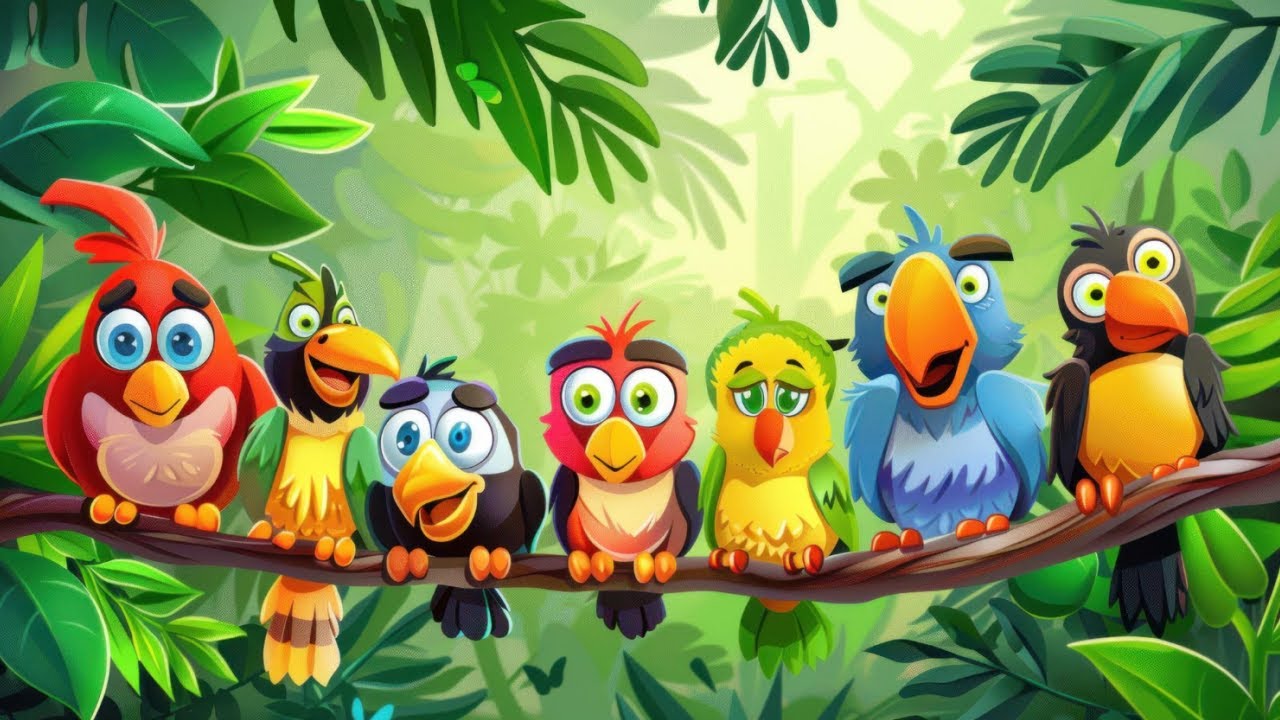 Bird Learning for Kids | colorful Parrots to majestic Osprey with songs ...