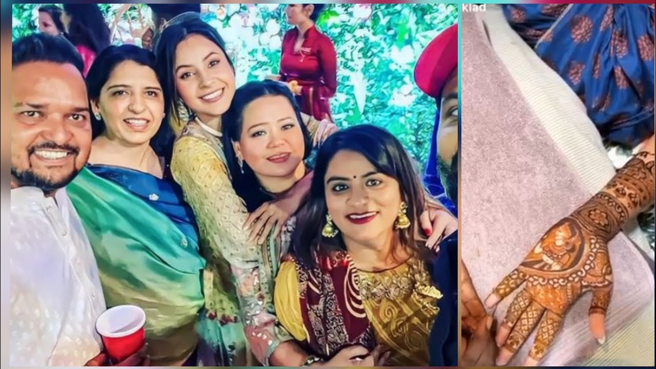 shehnaaz at kushal mehndi function - YouTube