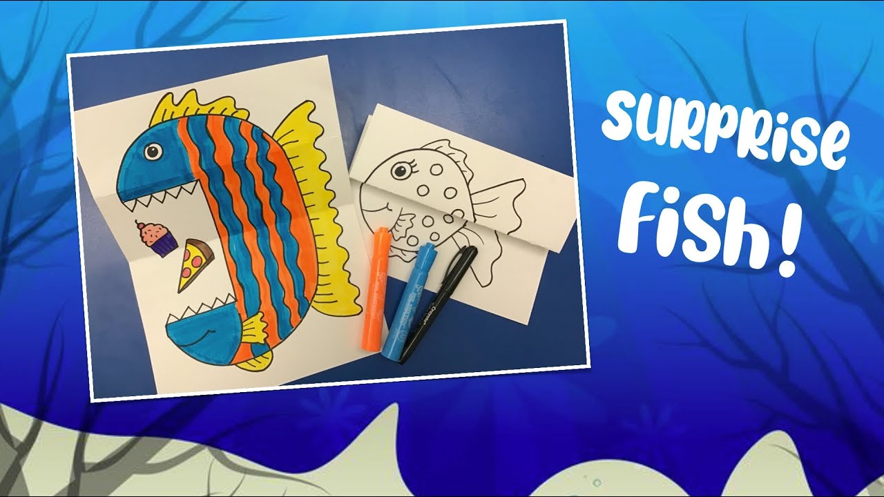 Surprise Fish Drawing - YouTube